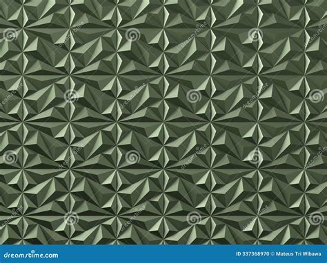 Geometric Diamond Pattern Wallpaper 3d Design Stock Illustration
