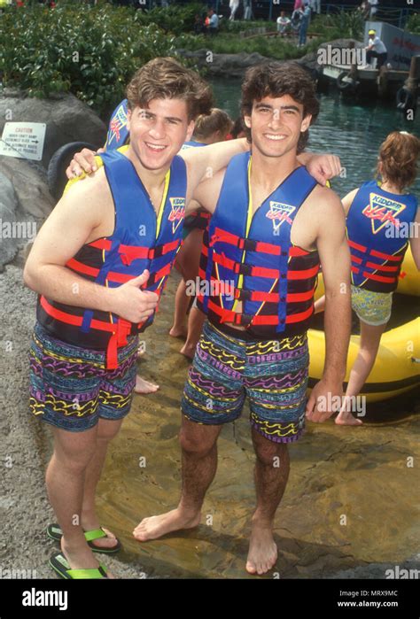 Universal City Ca April 20 L R Actors Jason Hervey And Matthew