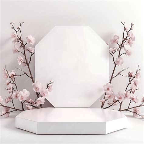 Pentagonal Perspex Product Stand With Satin And Smooth Texture Two