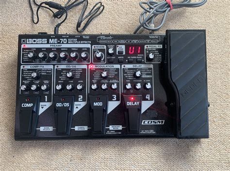 Boss ME-70 Guitar Multiple Effects Pedal W/ Amp Modeling - Rock Stock ...