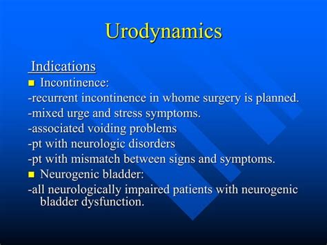 Overactive Bladder Management Plane Ppt