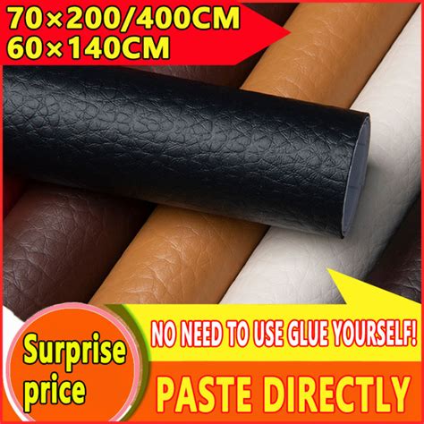 Ready Stock Self Adhesive Leather Patch For Sofa Self Adhesive Leather Pvc Leather Sticker