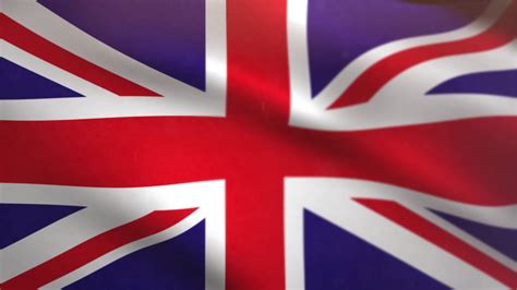 England Flag Waving Animation