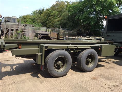 Reynolds Boughton Tandem 15 Ton Skeletal Drops 20fts Iso Container Transport Trailer