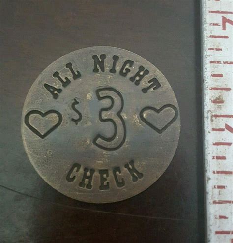 Brothel Token The China Doll San Francisco All Night Check 3 1892620672