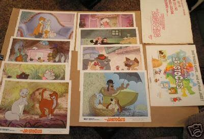Aristocats Walt Disney Animation Orig Lobby Card Set 9 19363455