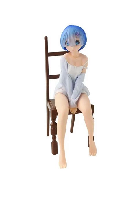 Pvc Rem Rezero Sitting Anime Doll Action Figure Collecitble Toy At