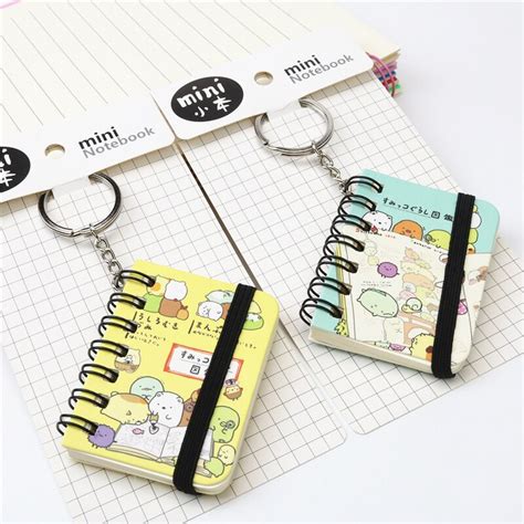 Mini Notebook Cute Small Book With Keychain Portab Grandado