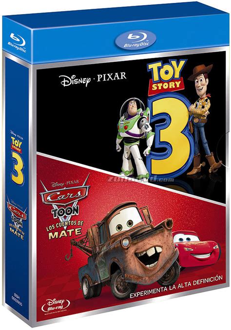 Pack Toy Story 3 Cars Toon Los Cuentos De Mate Blu Ray Comprar