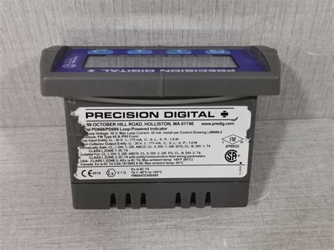 Used Precision Digital Pd688 0k0 Loop Powered Meter Orbit Surplus
