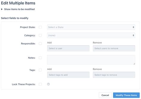Edit Multiple Projects At Once Workzone Knowledge Base Edit Multiple Projects At Once Workzone Knowledge Base