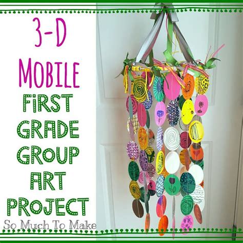 3 D Art First Grade Group Project Elementary Art Projects Art Lessons Elementary