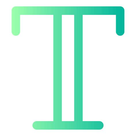 Type Generic Gradient Outline Icon Type Generic Gradient Outline Icon