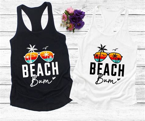 Beach Bum Tank Tops Beach Bum Tshirt Beach Bum Tank Top Beach Shirts