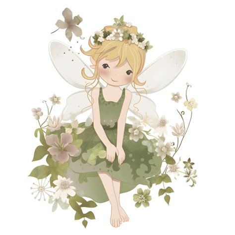 Premium Ai Image Whimsical Pixie Dust Scene