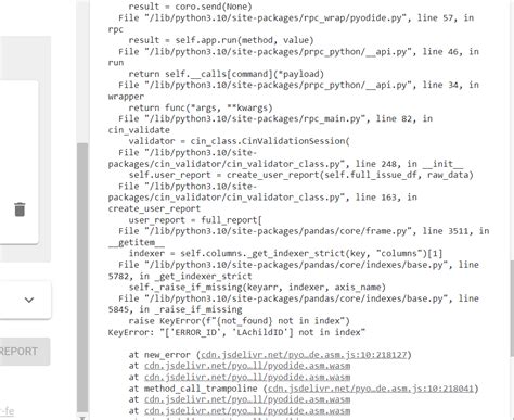 Bug Python Error When No Errors Found · Issue 416 · Data To Insightcsc Validator Be Cin · Github