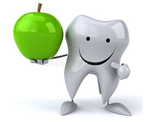 Protected Tooth Realistic 3d Vector Icon Stock Vector Illustration