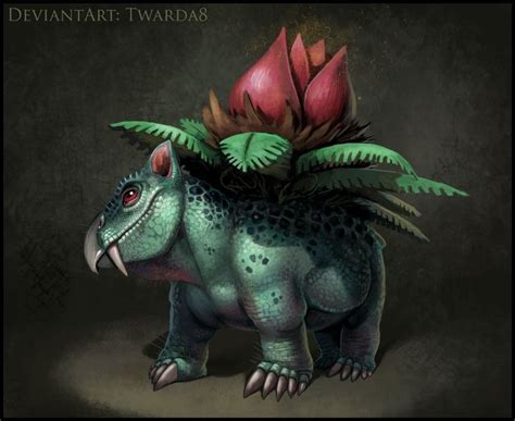 Realistic Ivysaur By Twarda8 On Deviantart Pokemon Original Pokemon