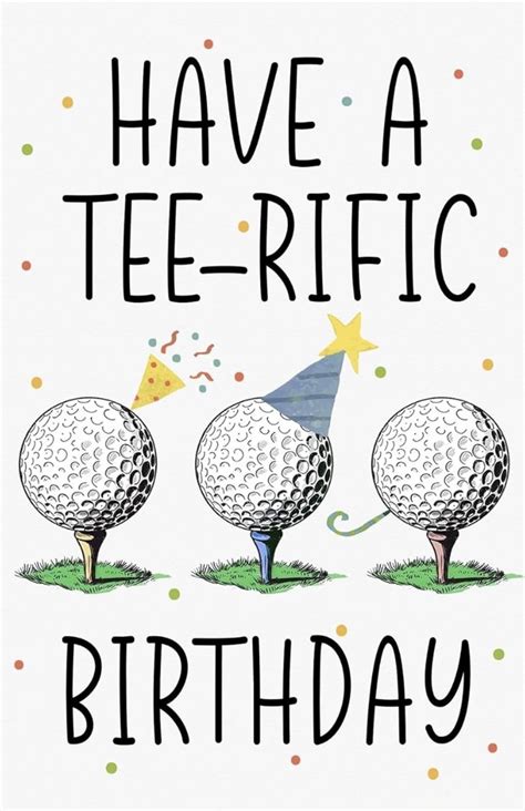 Happy Birthday Golf Clip Art