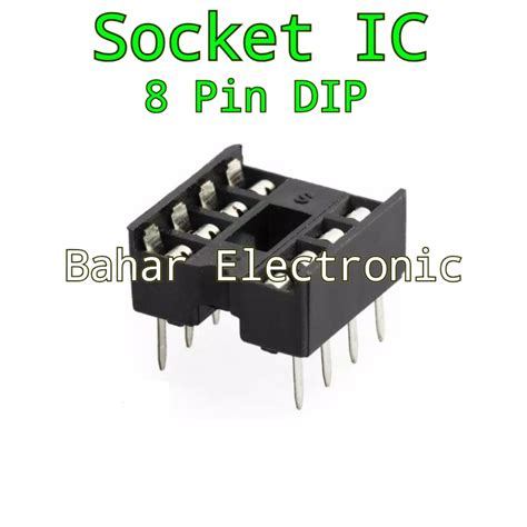Socket Ic 8 Pin Dip Per 2 Biji Lazada Indonesia