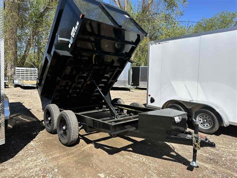 New Design 2025 Bwise 6x10 10k Gvw High Side Dump Trailer With Ramps And Barn Doors In