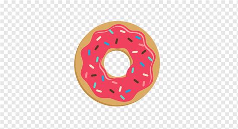 Картинки пончики на прозрачном фоне