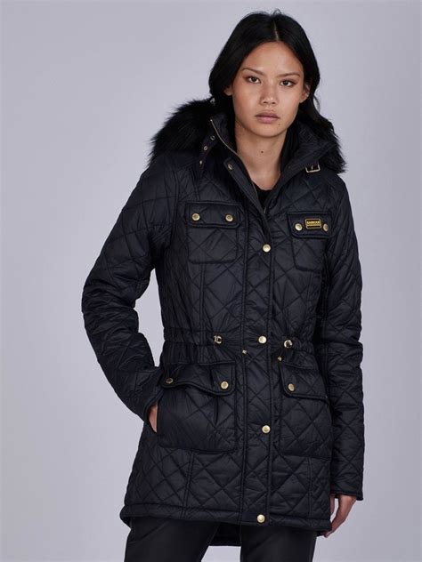 Barbour International Modern Enduro Quilted Jacket Black Shopstyle