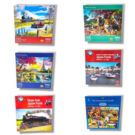 1000 Piece Jigsaw Puzzle Different Designs Lot 01 Darazpk