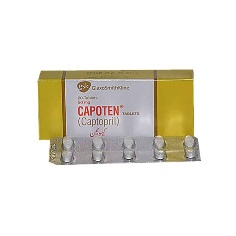 Capoten Tablets 50mg Medimartpk