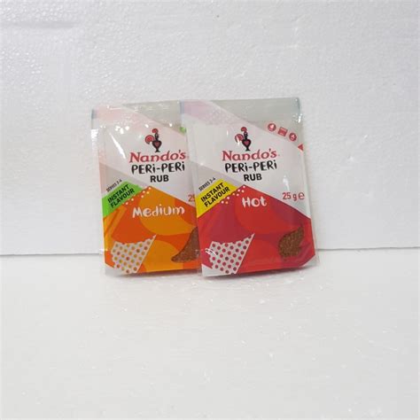 Jual Nandos Peri Peri Rub Hotmedium 25 Gr Shopee Indonesia