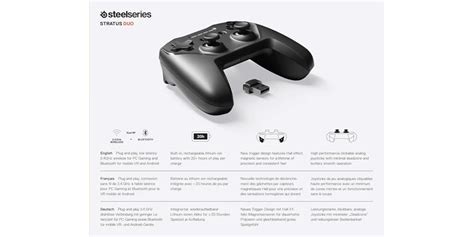 Steelseries Stratus Duo Wireless Controller