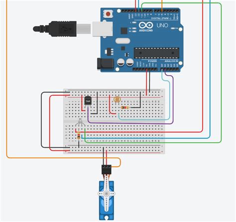 Proyecto Arduino Con Ldr Servomotor Rgb Y Lm35 Instructables