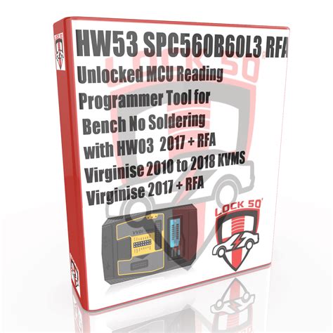 hw53 spc560b60l3 rfa unlocked mcu reading programmer tool for bench no