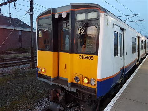 London Overground Class 315 Emu At Romford Ahead Of A Journey To