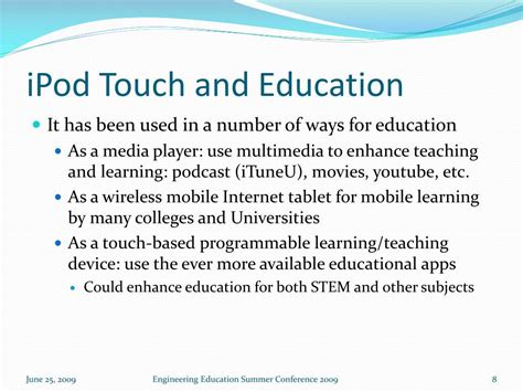 Ppt Bringing The Fun And Excitement Of Ipod Touch Into The Classroom