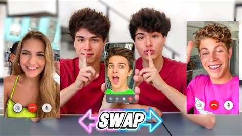 Twin Swap Facetime Prank On Our Friends Youtube