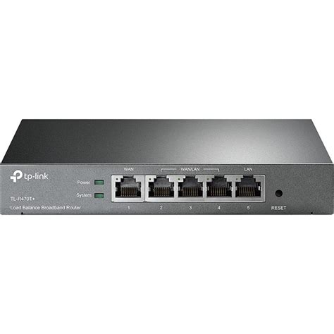 Tp Link Safe Stream Multi Wan Router 4 10100m Wan Ports Tl R470t