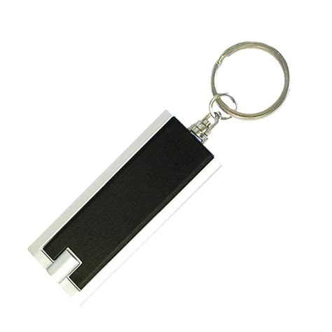Flat Led Flashlight With Keychain Customizable Nimco Inc