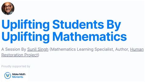 Mmmsummit2023 Mathchat Edchat Make Math Moments