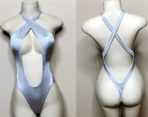 Elites Sexy One Piece Halter Bikini Set Woman Ladies Exotic Dancewear