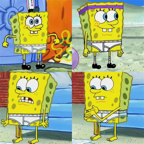Spongebob In White Underwear By Alexei17games On Deviantart