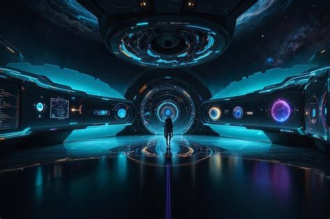 Premium Ai Image Ai Enhanced Cosmic Artistic Synthesis Lab