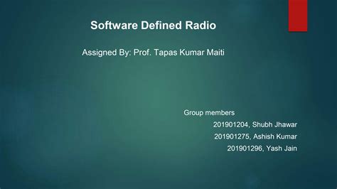 Github Ashishkr05software Defined Radio