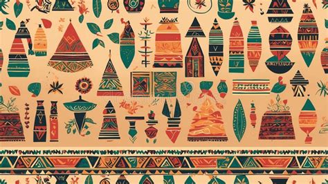 Multicultural Patterns Stock Illustrations 1554 Multicultural