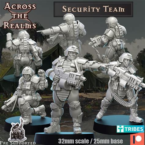 Security Team 3d Model By Acrosstherealms On Thangs