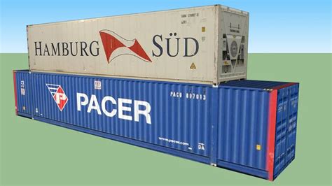 Container Double Stack 3d Warehouse