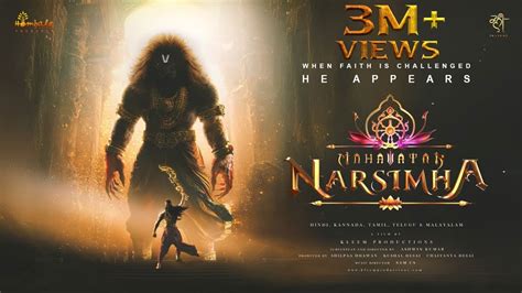 Mahavatar Narsimha Motion Poster Video Hombale Films Kleem