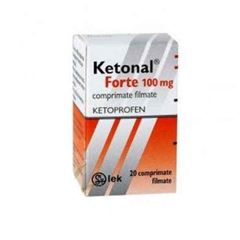 Ketonal Forte 100mg 20 Comprimate Filmate Lek Dr Max Farmacie
