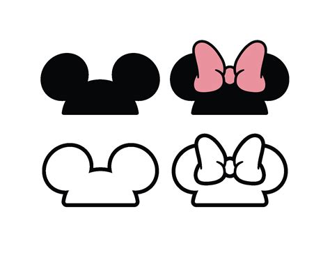 Mickey Mouse Ears Hat Template Craft Quick And Easy Mickey Mouse Ears