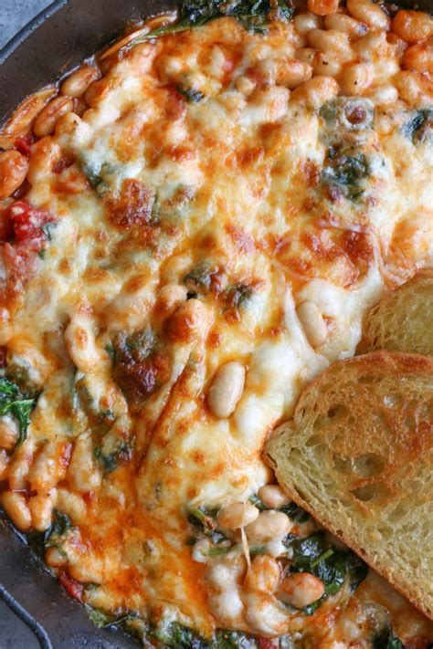 Cheesy White Bean Tomato Bake Recipe From Ny Times Cooking I Made Some